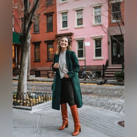 Vintage | Jackets & Coats | Vintage Forcaster Emerald Dark Green 0 Wool ...